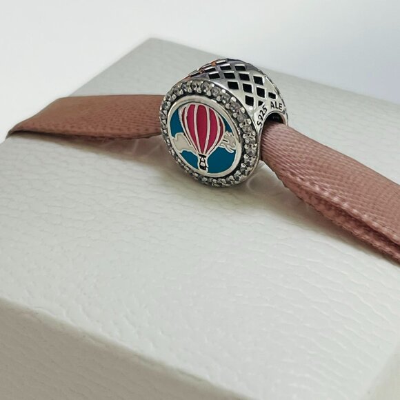 Pandora | Jewelry | Pandora 22 Pink Hot Air Balloon Exclusive Bead ...